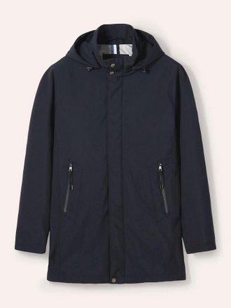 Walbusch Langjacke Herren Microfaser Langjacke mit Kapuze