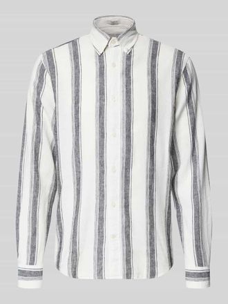 GANT Regular Fit Freizeithemd aus Leinen-Baumwoll-Mix mit Kentkragen
