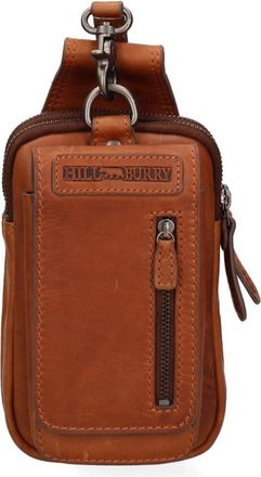 Hill Burry Herreng&uuml;rteltasche aus echtem Leder Made in Italy 23 x 14 x 7,5 cm ART-AK100-HILB, braun, 23x14x7,5, Zeitgen&ouml;ssisch