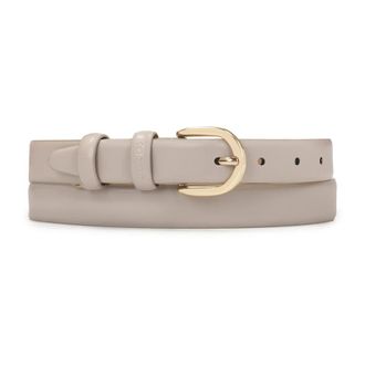 Kazar Graues Lederband - - Accessories - Damen - Grau - 100 CM