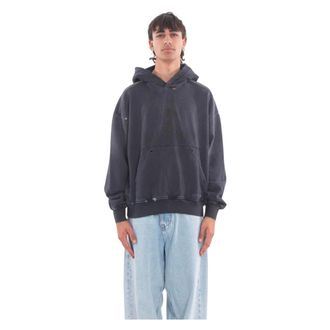 Misbhv Misbhv, Homme, Sweatshirts et sweats &agrave; capuche, Noir, Taille: XL Vintage Washed Out Sweat &agrave; capuche