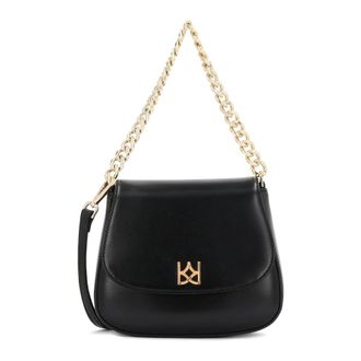 Kazar Ledertasche mit Kette und Riemen - - Bags - Damen - Schwarzk - ONE SIZE
