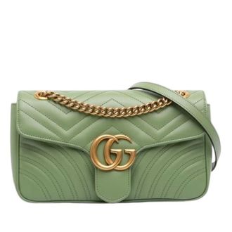 Gucci Pre-owned Vintage Quilted Shoulder Bag - - Pre-owned - Damen - Gr&uuml;n - ONE SIZE