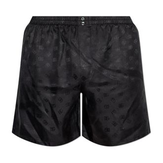 Dolce & Gabbana Seidenshorts - - Shorts - Herren - Schwarzk - M