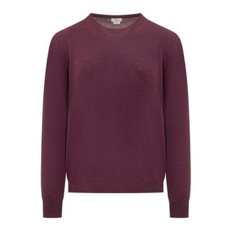 Etro Homme, Pulls, Rouge, Taille: XL Pull en laine avec logo brod&eacute;