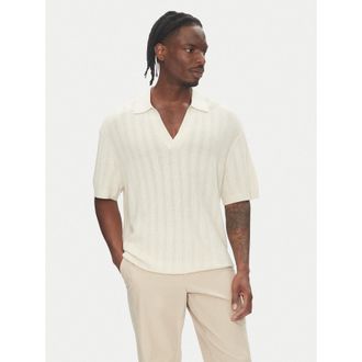 Tommy Hilfiger Poloshirt F1 Movie MW0MW41384 Beige Regular Fit