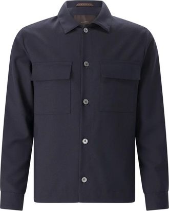 Windsor Homme, Chemises, Bleu, Taille: M Casual Chemises