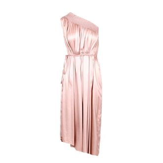 N&deg;21 Asymmetrisches Midikleid - - Dresses - Damen - Rosa - 2XL