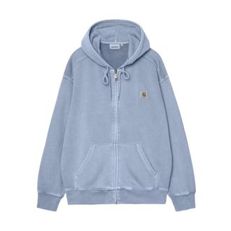 Carhartt Work in Progress Homme, Sweatshirts et sweats &agrave; capuche, Bleu, Taille: S Hooded Nelson Jacket