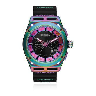Diesel Homme, Accessoires, Multicolore, Taille: ONE Size Montre Chronographe Timeframe
