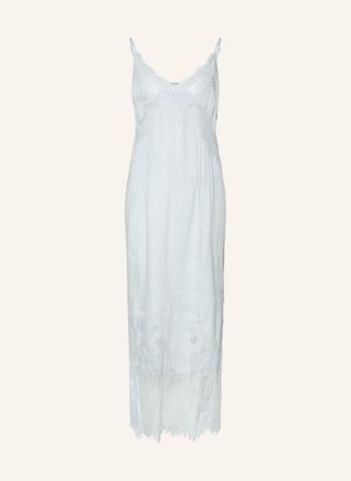 AllSaints Allsaints Leinenkleid Samia Mit Spitze blau