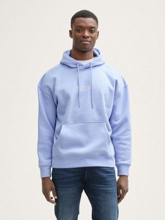 Tom Tailor Sweatshirt Strick & Sweatshirts Relaxed Hoodie Sweatshirt mit Logo-Print