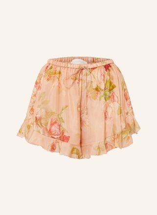 Zimmermann Seidenshorts Mit R&uuml;schen rosa