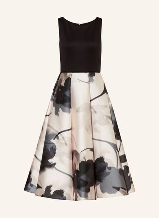 Swing Swing Cocktailkleid Im Materialmix schwarz