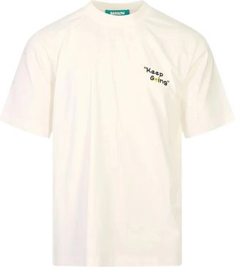 Barrow Barrow, Homme, Tops, Blanc, Taille: XL Tee en jersey