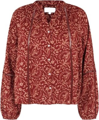 Lollys Laundry Femme, Blouses et Chemises, Orange, Taille: 40 FR Chemisiers