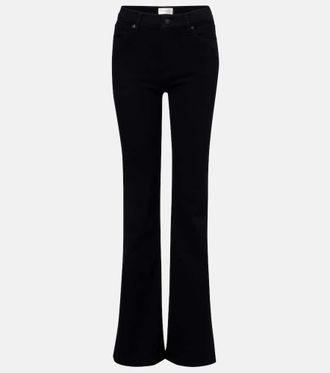 Frame Denim Jean évasé Icon à taille mi-haute