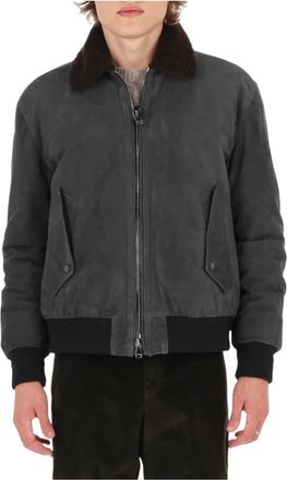 Valstar Cudden Suede Flight Jacket - Homme - Vestes - Gris - Taille: XL