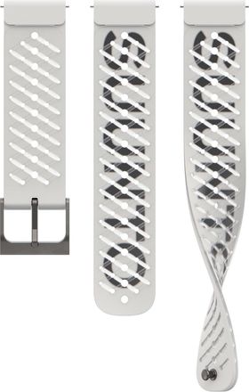 Suunto 22 ATH5 Silikon Armband Kompatibel Race, Vertical, 9 Peak Pro, 9 Peak, 5 Peak, Watch Strap Weiches Silikon Ersatzband 22mm Pearl White S+M