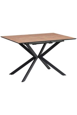 MID.YOU Mid.you Esstisch, Eiche, Metall, Holzwerkstoff, rechteckig, eckig, 80x76x120-160 cm, ausziehbar, Esszimmer, Tische, Esstische, Esstische ausziehbar