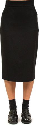 Max Mara Femme, Jupes, Noir, Taille: 46 FR Nuccia Pencil Skirt