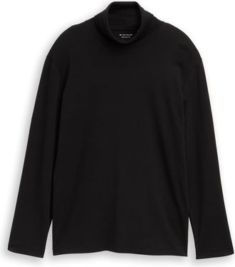 Tom Tailor Tom Tailor Herren 1048614 Basic Rollkragenshirt, 29999 - Black, M EU