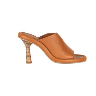 Paloma Barcel&oacute; Leder Sandale mit Hohem Absatz - - Shoes - Damen - Braun - 41 EU