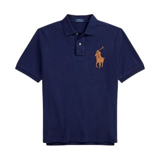 Polo Ralph Lauren Homme, Tops, Bleu, Taille: S Polo Bleu Marine avec Poney
