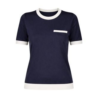 Gran Sasso Femme, Tops, Bleu, Taille: 46 FR T-Chemises