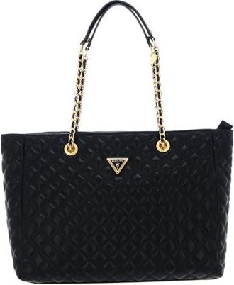 Guess Giully, fourre-Tout, Sac à bandoulière Femme, Noir, Taille Unique