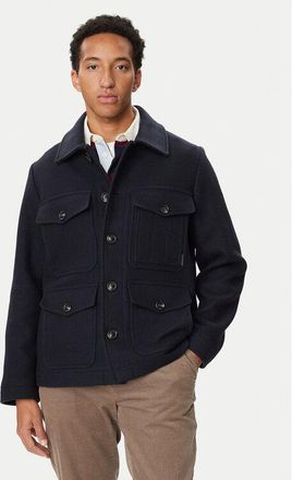 Tommy Hilfiger Hemdjacke MW0MW44798 Dunkelblau Regular Fit