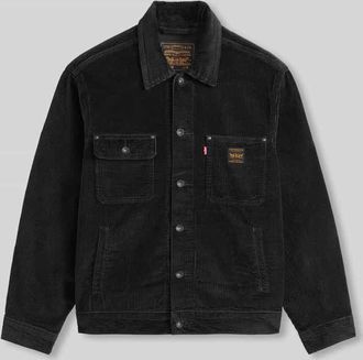 Levi's Relaxed Fit Truckerjacke aus Baumwolle mit Cordstruktur
