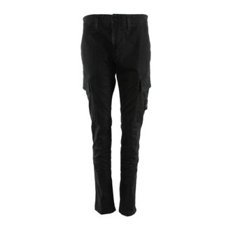 Stone Island Skinny Graue Baumwoll-Elasthan Hose - - Trousers - Herren - Grau - W30