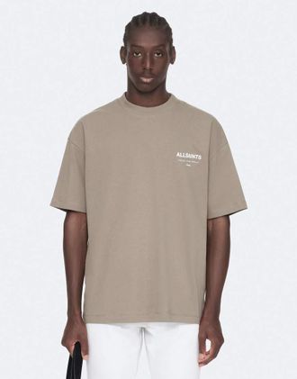 AllSaints Underground t-shirt ras de cou manches courtes vert fenouil
