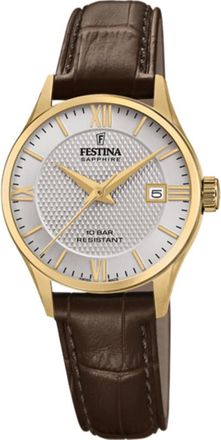 Festina unisex, Accessoires, Brun, Taille: ONE Size Montre &agrave; quartz Swiss Made 29 mm