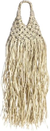 Hibourama Bags Femme, Sacs, Beige, Taille: ONE Size Vannifique Mini Rafia Frange