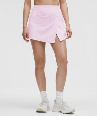 lululemon Jupe Align crois&eacute;e &agrave; lavant taille haute pour Femmes - Rose - Taille 10
