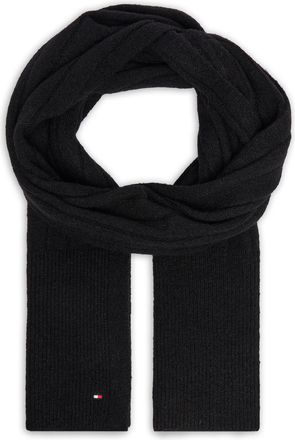 Tommy Hilfiger Schal Tommy Hilfiger Flag Fluffy AW0AW17787 Schwarz