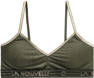La Nouvelle Brassière Georgia Élastique Large Lurex Vert
