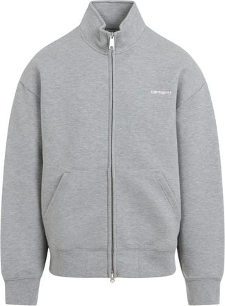 Carhartt Work in Progress unisex, Sweatshirts et sweats &agrave; capuche, Gris, Taille: L Alda Zip Sweat Jacket