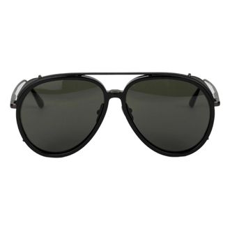 Linda Farrow unisex, Accessoires, Noir, Taille: ONE Size Lunettes de soleil Black Series en noir