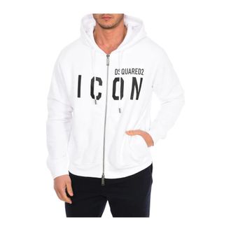 Dsquared2 Zip-Hoodie - - Sweatshirts & Hoodies - Herren - Wei&szlig; - L