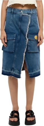 Moschino Femme, Jupes, Bleu, Taille: W28 Skirts
