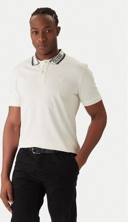 Guess Poloshirt M6RP60 K7O64 Écru Regular Fit