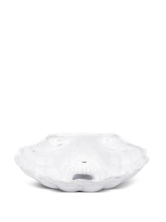 Astier De Villatte porte-encens shell (9 cm x 9,5 cm) - Blanc