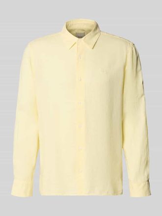 Calvin Klein Regular Fit Freizeithemd aus Leinen-Lyocell-Mix