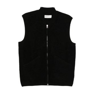 Universal Works doudoune sans manches &agrave; fermeture zipp&eacute;e - - Jackets - Herren - Schwarzk - L