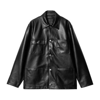 Carhartt Work in Progress Klassische Schwarze Michigan Jacke - - Jackets - Damen - Schwarzk - S