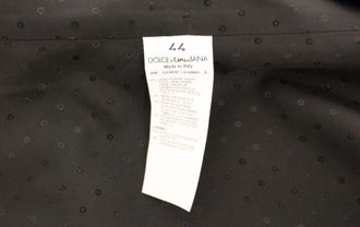 Dolce & Gabbana Mens Black Wool Silk Stretch Dress Vest Blazer