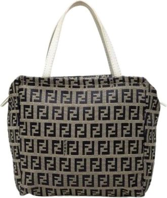 Fendi Sac &agrave; main vintage Pre-owned - Femme - Pre-owned - Beige - Taille: ONE Size